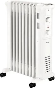ECG OR 2090 bílá / Elektrický olejový radiátor / 9 žeber / 2000 W / 3