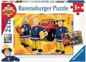 Ravensburger Požárník Sam - 2x12 dílků / od 3 let