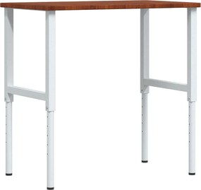 Pracovní stůl tmavě hnědý 100x60x(71,5–98) cm dub obdélníkový 3309703
