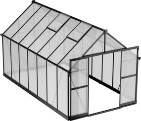 Skleník 240 x 244 x 429 cm, zesílená konstrukce, polykarbonát 6 mm