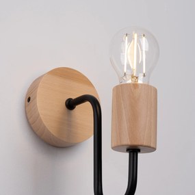 Sollux Lighting Nástěnné svítidlo TIMBO černé