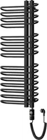Mexen Ops, elektrické topné těleso 1300x550 mm + topná tyč 900 W, černá, W122-1300-550-2900-70