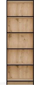 Knihovna R60 60 cm dub Artisan/černá