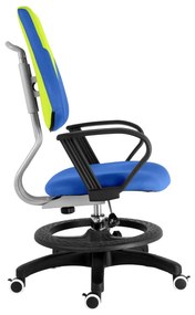 Dětská rostoucí židle NEOSEAT KINDER modro-reflexní zelená