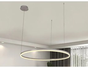 LED Stmívatelný lustr na lanku LED/55W/230V 3000-6500K + dálkové ovládání