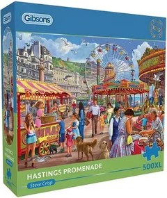 GIBSONS Puzzle Promenáda v Hastings XL / 500 dílků