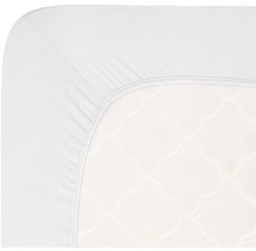 Andrea Simone Jersey Lycra prostěradlo Andrea Simone boxspring - Bright White (11-0601) 200 x 200