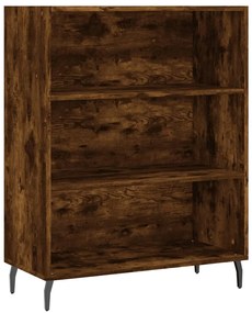 Skříň highboard kouřový dub 69,5 x 34 x 180 cm kompozitní dřevo,  3198742