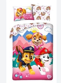 Dětské povlečení Paw Patrol Pink,140x200/70x90 cm