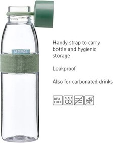 Černá plastová lahev 500 ml Ellipse – Mepal