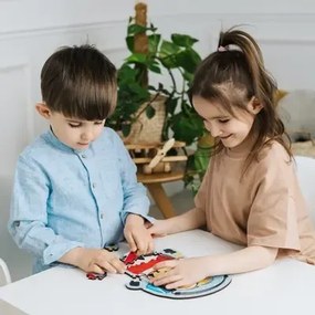 Trefl - Puzzle - Dřevěné obrysové puzzle Mimoni: Šílený Mimoň / 50 díl