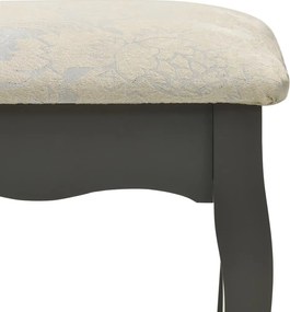 vidaXL Toaletní stolek se stoličkou 50 x 59 x 136 cm pavlovnia [289313] Barva: Šedá