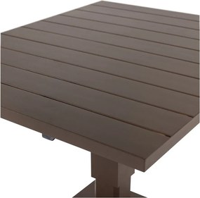Kovový zahradní jídelní stůl 80x100 cm Tesso – WOOOD