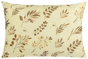 Bellatex Povláček bavlna 50x70cm na zip Větvička hnědá, béžová