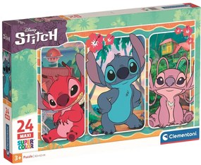 Clementoni - Puzzle Maxi 24 Disney: Stitch