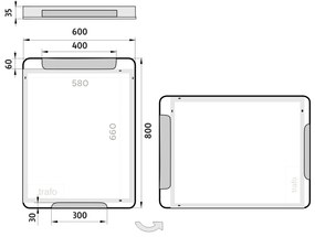 Nimco LED zrcadlo 600x800 - ZP 22002