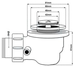 BPS-koupelny Obdélníková akrylátová sprchová vanička HYD-OSV-SXL04D 130x90 bílá