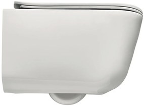 Kerasan, TRIBECA závěsná WC mísa, Rimless, 35x54 cm, bílá, 511401