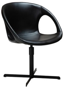 OnaDnes -20% ​​​​​Dan-Form Černá koženková konferenční židle DAN-FORM Carry
