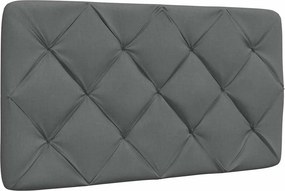 Rám postele bez matrace tmavě šedá 90 x 190 cm textil 3310567