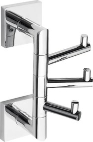 Sapho, X-SQUARE trojháček otočný, chrom, XQ204