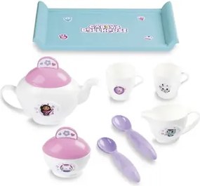 Smoby Gabby´s Dollhouse Čajový set s tácem / od 3 let