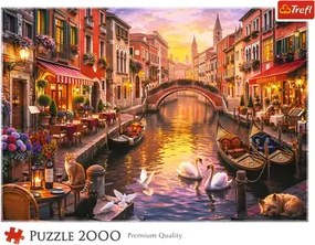 TREFL Puzzle Romantické Benátky / 2000 dílků / 96 x 68 cm