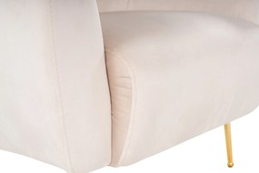 Atelier del Sofa Křeslo Eses Beige - Wing, Béžová