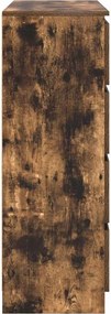 Příborník kouřový dub 100x35x99 cm kompozitní dřevo 3328493