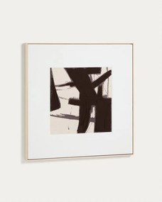 Ručně malovaný obraz s rámem/na plátně 100x100 cm Arilan – Kave Home