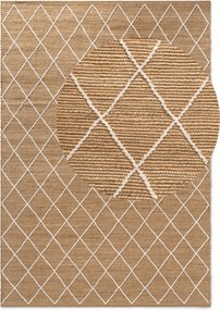 Hanse Home, Kusový koberec Kunu 106208 Natural Gold White, 80x150, béžová, chodba / předsíň