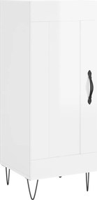 vidaXL Skříň highboard 34,5 x 34 x 180 cm kompozitní dřevo [3190079] Barva: hnědý dub