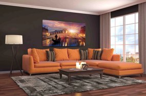 Malvis ® Obraz Romantika na gondole Velikost (šířka x výška): 130x80 cm