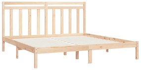 Rám postele masivní dřevo 200 x 200 cm,  3105270