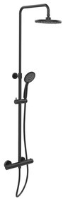 WENKO 25484100 - Sprchový systém WATERSAVING SYSTEM 12x120 cm černá 25484100