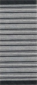 Oriental Weavers, PRO ZVÍŘATA: Pratelný Laos 125/999X, 75x160, černobílá, chodba / předsíň