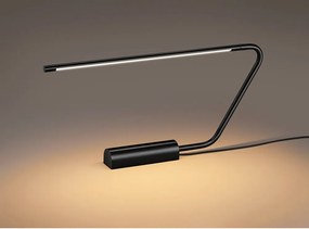 Černá LED stolní lampa (výška 33 cm) Olea – Trio Select