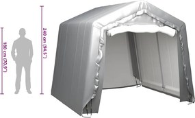 Úložný stan 300 x 300 cm ocel šedý 3079587