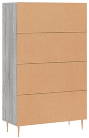 Skříň highboard šedá sonoma 69,5 x 31 x 115 cm kompozitní dřevo - Default Title