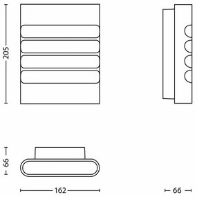 Philips 17273/93/16 - LED venkovní osvětlení MYGARDEN RACCOON 1xLED/3W/230V IP44
