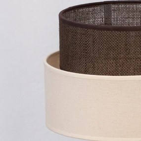 Brilagi - LED Stolní lampa BOHO STYLE 1xE27/15W/230V krémová/hnědá