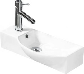Mexen Hugo umyvadlo na desku pravé 50 x 23 cm bílé - 21255000R