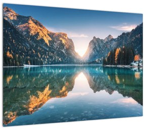 Obraz - Horské jezero (70x50 cm)