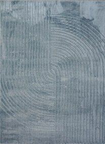 BE Koberec Zen Garden Collection 2403 BLUE - modrý obdélníkový Rozměr: 60x100 cm