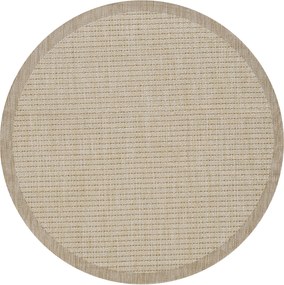 Ayyildiz, Kusový koberec Giza 1410 Beige kruh, 200x200 (průměr) kruh, béžová, chodba / předsíň