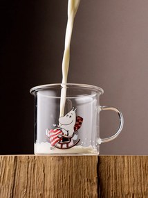 Sinsay - Skleněný hrnek s uchem The Moomins - vícebarevná