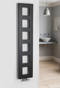 Sapho Sapho, BLOCK topné těleso 280x1330 mm, černá matná, IR181