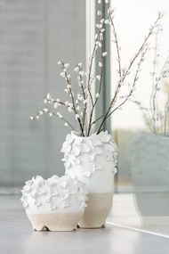 Keramická váza s květy sasanky Anemone - Ø23*46 cm