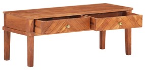 TV stolek 110 x 40 x 41 cm masivní akáciové dřevo - Default Title