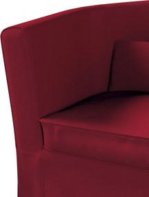 Potah na křeslo IKEA Ektorp Tullsta barva červená látka pletený vzor